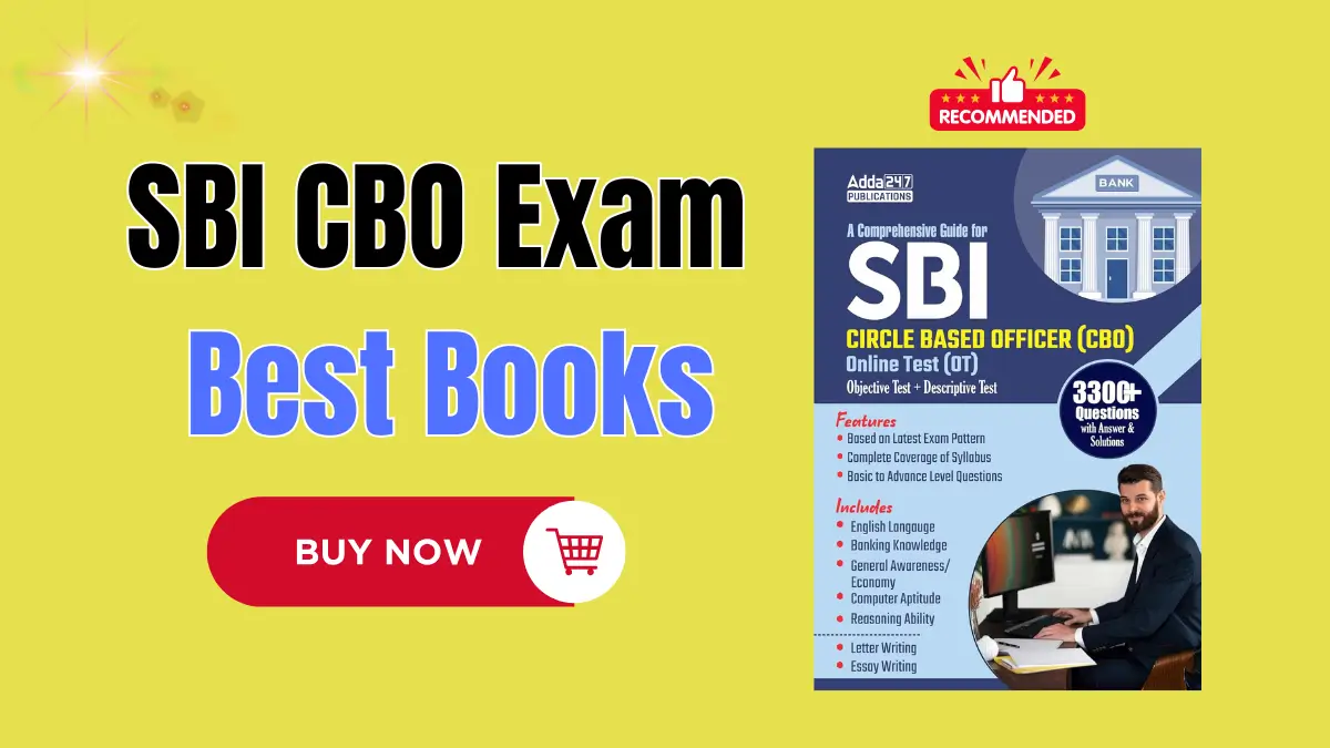 SBI CBO Best Books Subjects Wise, Recommended Study Materials